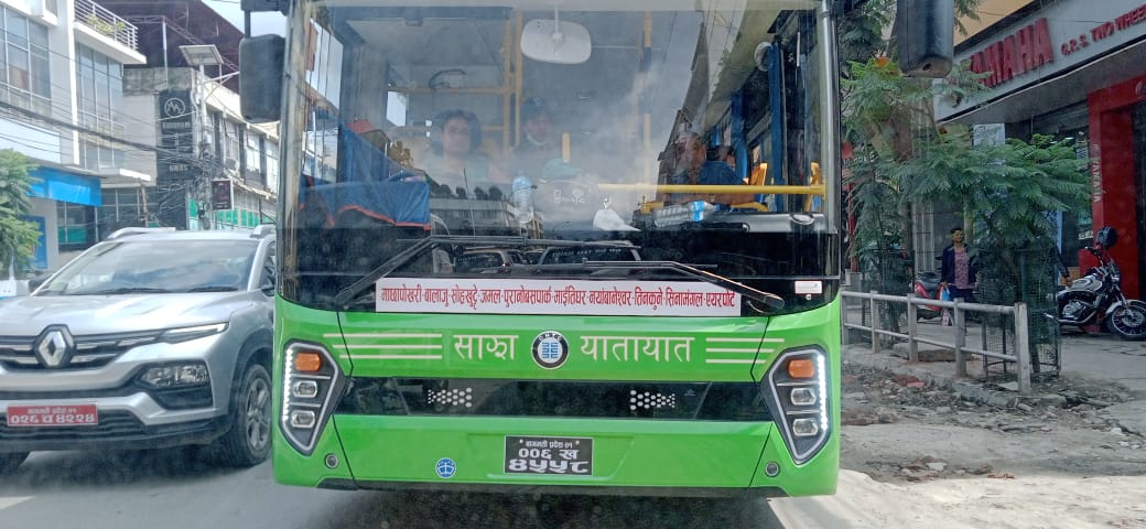 Electric Sajha buses roll on Kathmandu streets (Photo feature) - Nepal ...
